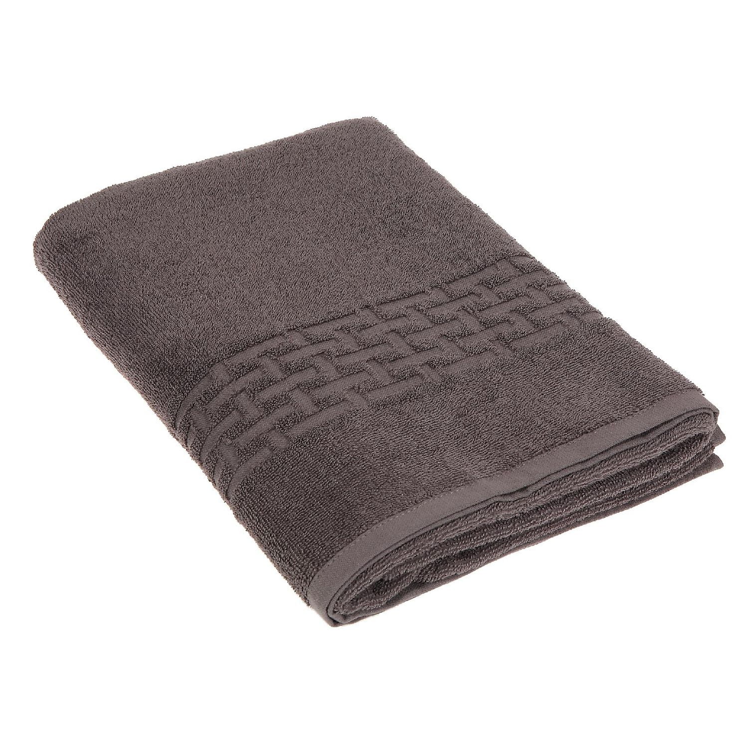 Click here for Ih Casadécor Basketweave Bath Towel (27 X 50) (Cha... prices