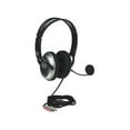 Manhattan Classic Stereo Headset with Flexible Metal Boom Microphone ...