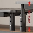 Adjustable Monitor Stand With Storage Shelf Ergonomic Designs for Home ...