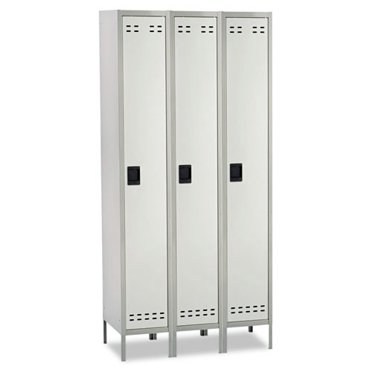 Tennsco Double Tier Locker with Legs, Triple Stack, 36w x 18d x 78h ...
