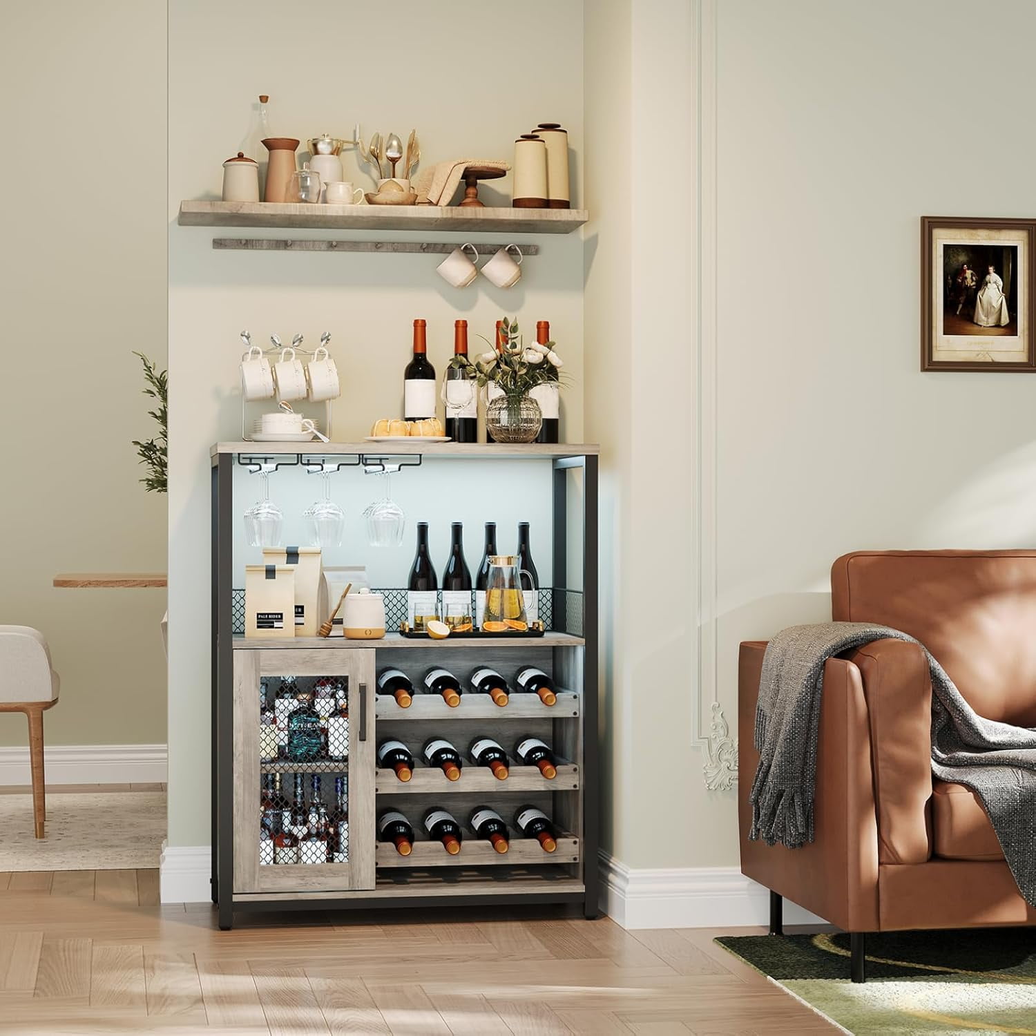 Click here for Qiaoxi Wine Bar Cabinet With Storage small Liquor... prices
