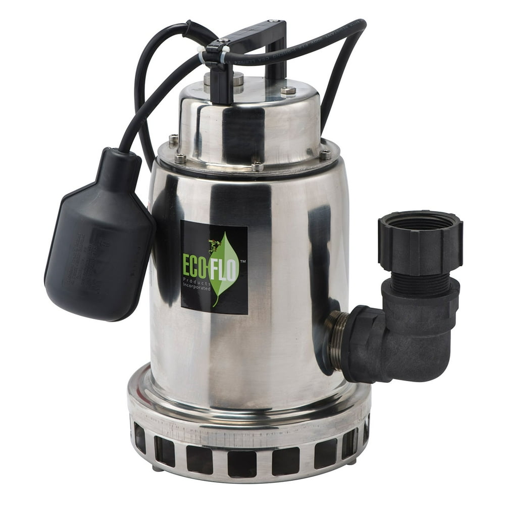 Eco Flo SEP75W 3/4 HP Stainless Steel Water Fountain Utility Pump ...