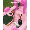 Outfunny Inflatable Bounce House, Indoor & Outdoor Bounce House for Big ...