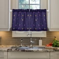 Advanced Fruit Pattern Kitchen Curtains Tier Set 27x36 Inch 2 Panels ...