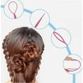 Pack of 14 Topsy Tail Hair Tools Magic Topsy Tail Loops Ponytail Loop ...