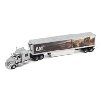 International LoneStar Sleeper Cab Silver with 53' Reefer Refrigerated ...