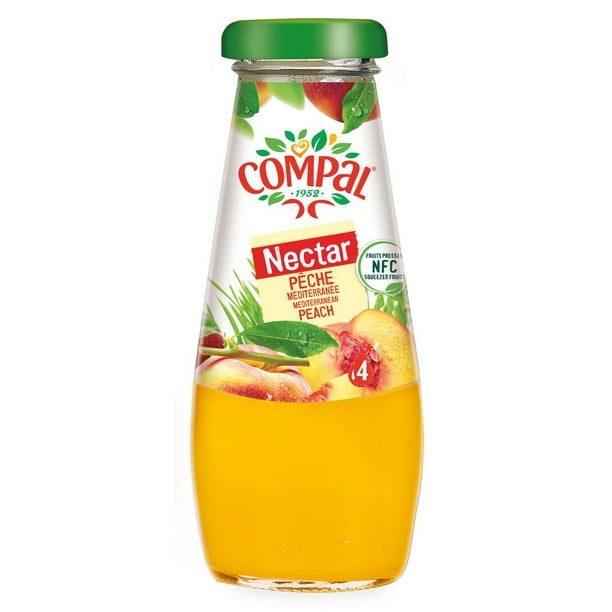 Compal Peach 200ml, sell quantity 200ml glass bottle - Walmart.ca
