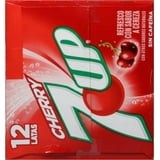 7UP Cherry Soda, 12 fl oz Cans, 12 Pack, Carbonated Beverage ...