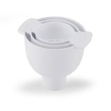 Kitchenaid Set of 4 Plastic Funnels in White - Walmart.com
