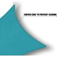 Hemvt Rectangle Sun Shade Sail Turquoise Blue Waterproof Heavy Duty UV ...