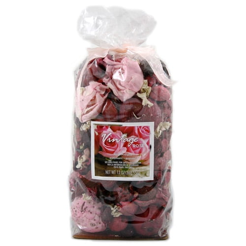 Fragranced Potpourri 13 oz Vintage Rose Fragrance - Walmart.com