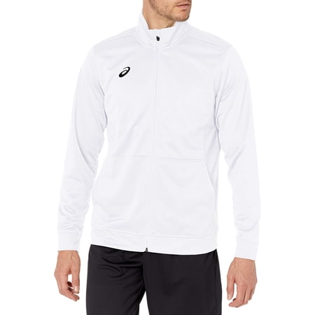 ASICS Team Tricot Warm Up Jacket, Team White, x Small | Walmart Canada