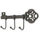 Mainstays Iron Finish Key Rack with 3 Hooks, Mounting Hardware Included ...