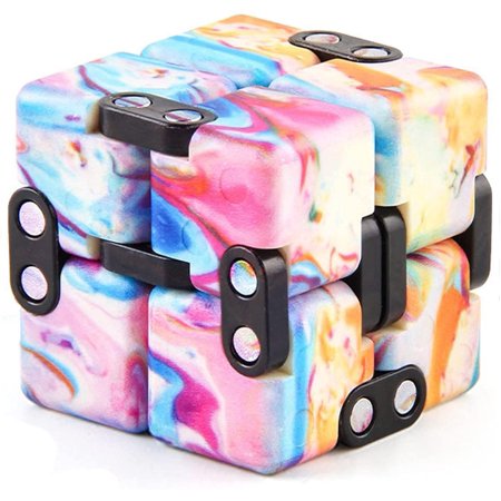 Infinity Cube Fidget Toy, Mini Stress Relieving Fidget Cube Fidget ...
