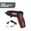 HART 4-Volt Rechargeable Screwdriver with Philips and Slotted Bit ...