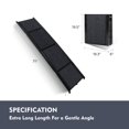 71" Folding Dog Ramp for SUVs & Trucks – Non-Slip, 250 lbs Capacity ...