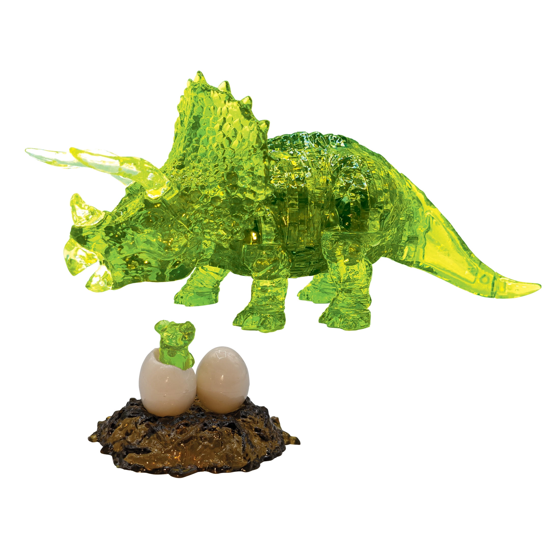 Triceratops with Baby Original 3D Crystal Puzzles from BePuzzled, Ages 12+ - Walmart.com
