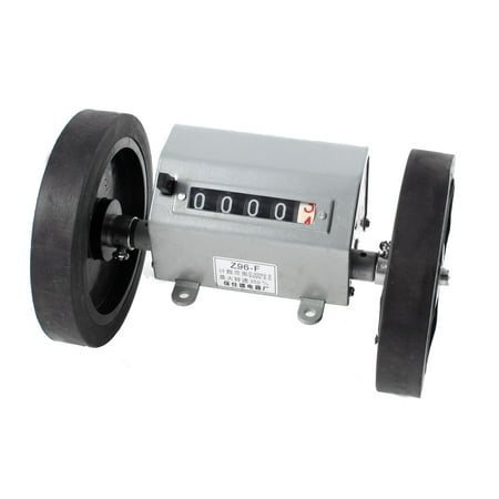 Rolling Wheel 5 Digit Mechanical Length Yard Counter Gray - Walmart.ca