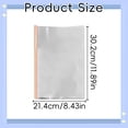 Plastic File Folder with Sliding Bar (10mm), Report Cover for A4 Paper ...