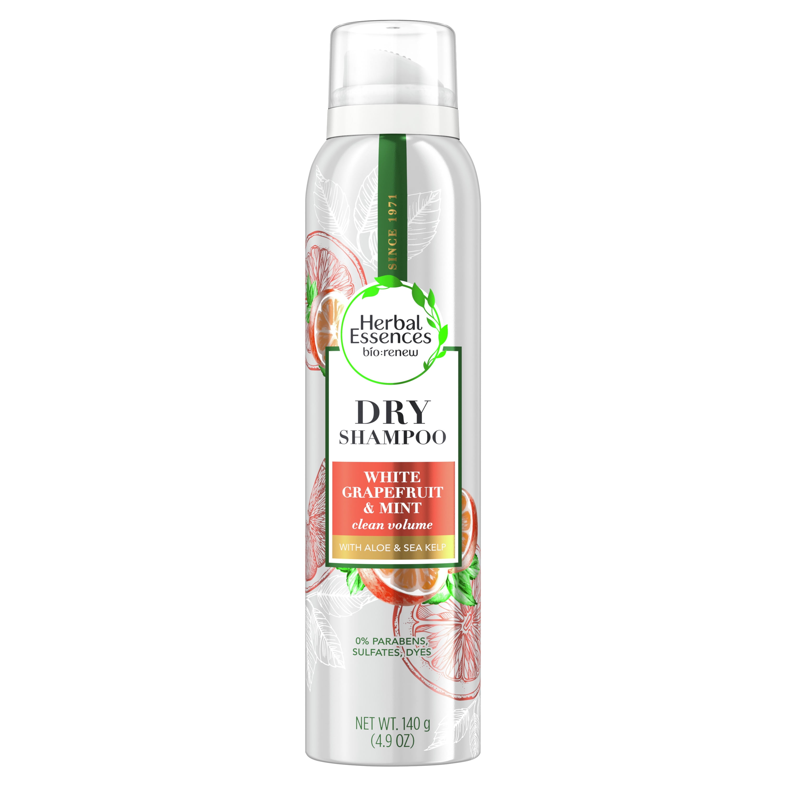 Herbal Essences bio:renew White Grapefruit & Mint Dry Shampoo 4.9 fl oz ...