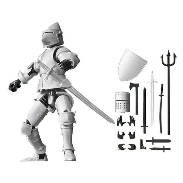 Titan 13 Action Figure,Stikbot Toys with Weapon Accessories,Multi ...
