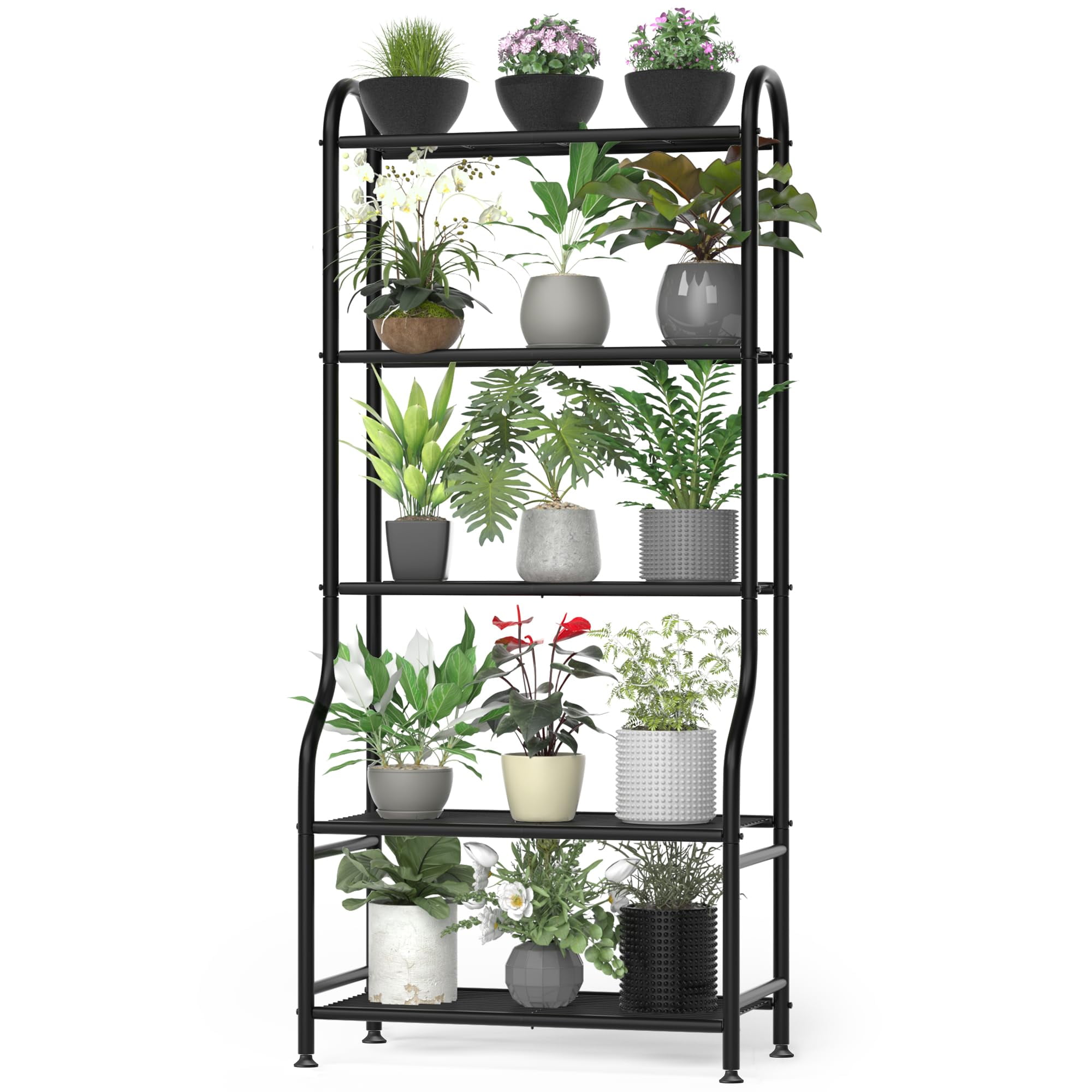 Click here for Yutrchey 5-Tier Metal Plant Stand Indoor Outdoor... prices
