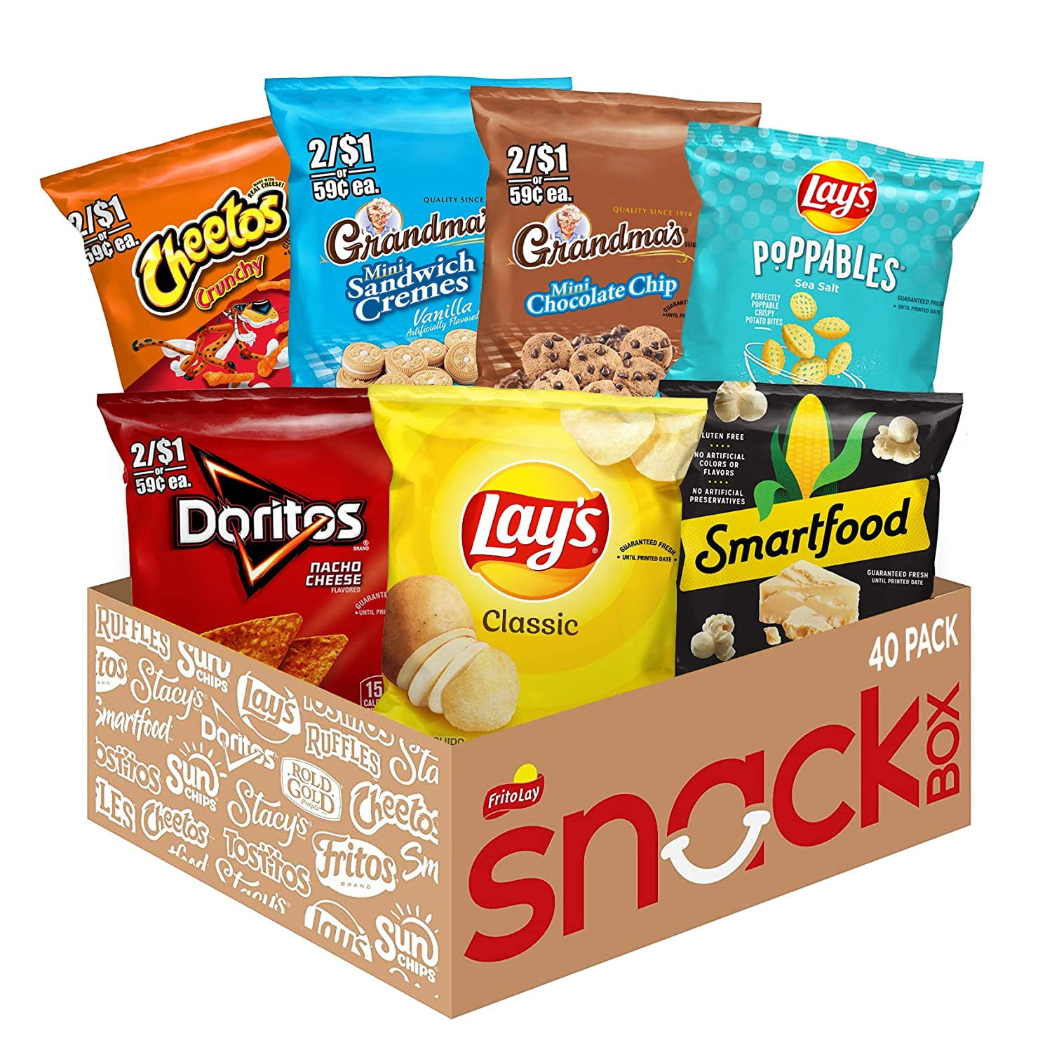 Frito-Lay Ultimate Snacks & Cookies Snacktime Mix, (40 Pack) - Walmart.com