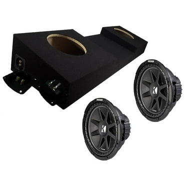 Kicker 43C124 12" Comp C12 Series 150W RMS 4 Ohm Sub and ASC PV212 Sub Box - Walmart.com
