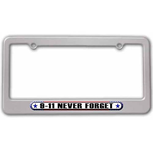 9-11 Never Forget, September 11 USA America Flag License Plate Tag ...