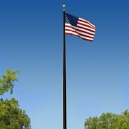 Titan Telescoping Flagpole Kit - 20' Silver - Walmart.com