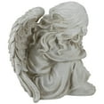 Northlight 9.5" Ivory Resting Angel Garden Statue, Outdoor Patio Decor ...