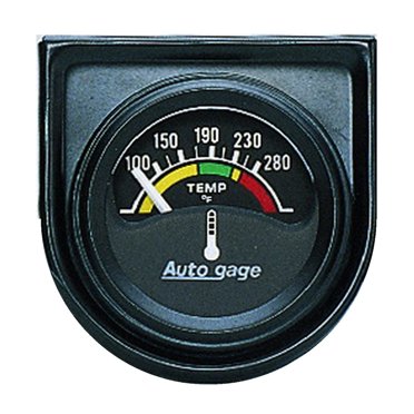 Performance 2-5/8" White Face Electric Water Temperature Gauge (8462 ...