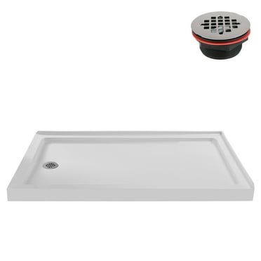 Mustee Durastall Extended Shower Base Kit, White, Model 86.500, Fits ...