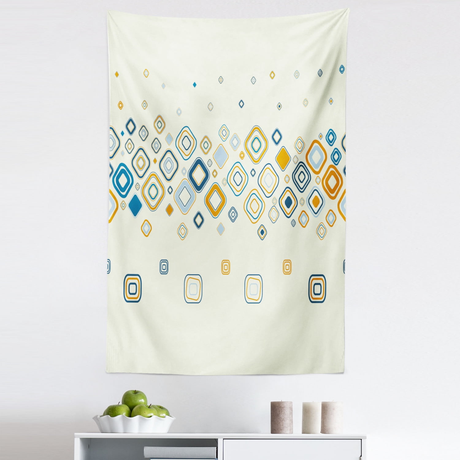 Modern Tapestry, Vector Illustration of Repeating Geometric Shapes ...