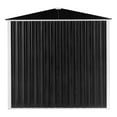 Zimtown Garden Storage Shed Galvanized Iron Storage Sheds, 73.20 x 48. ...
