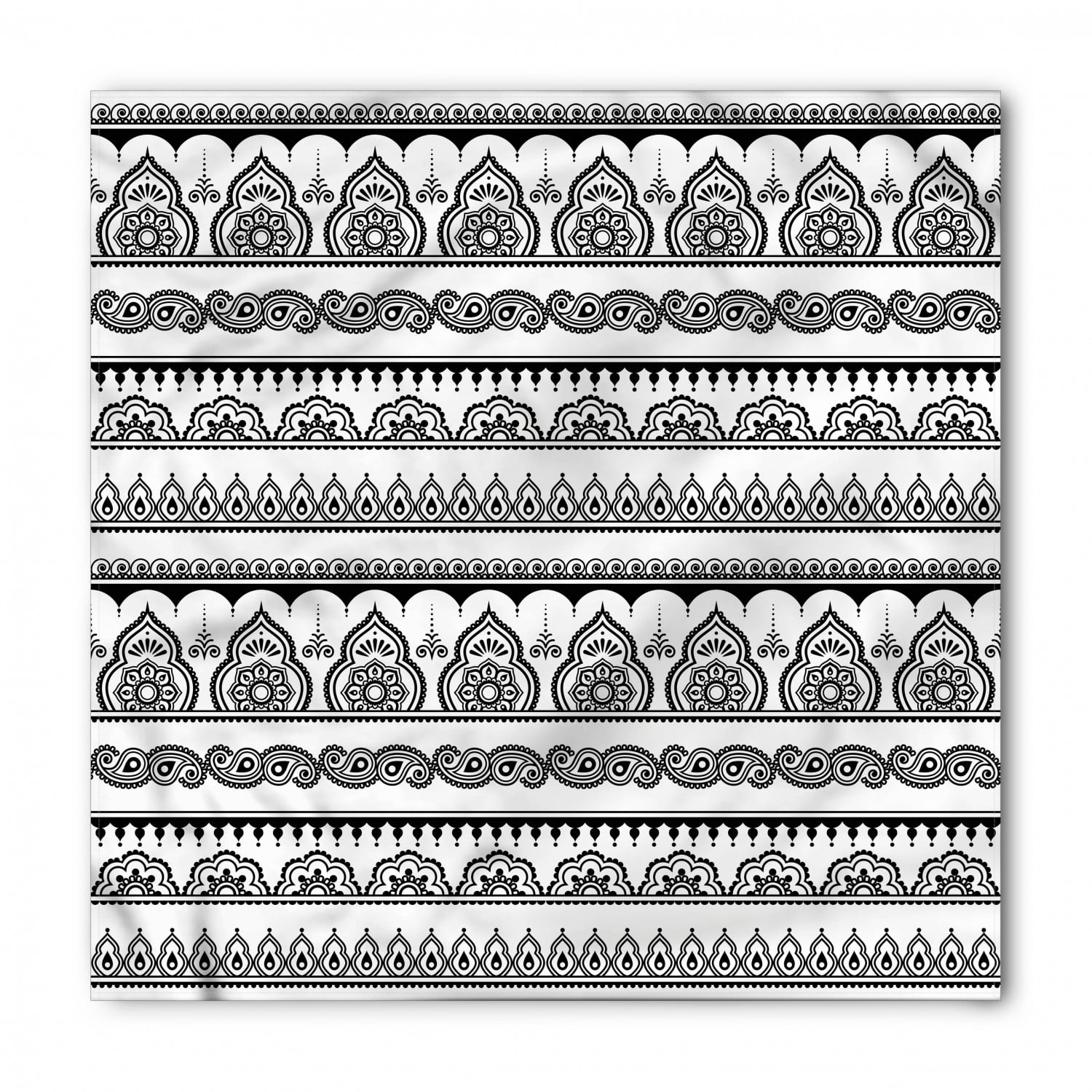 Ethnic Bandana, Eastern Tattoo Design Art, Unisex Head and Neck Tie, by ...