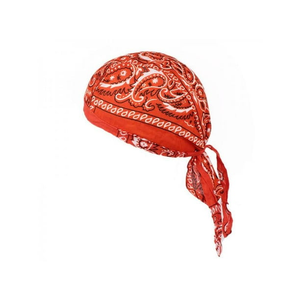 Cotton Cooling Skull Cap Du Rag Motorcycle Biker Head Wrap Do Doo ...