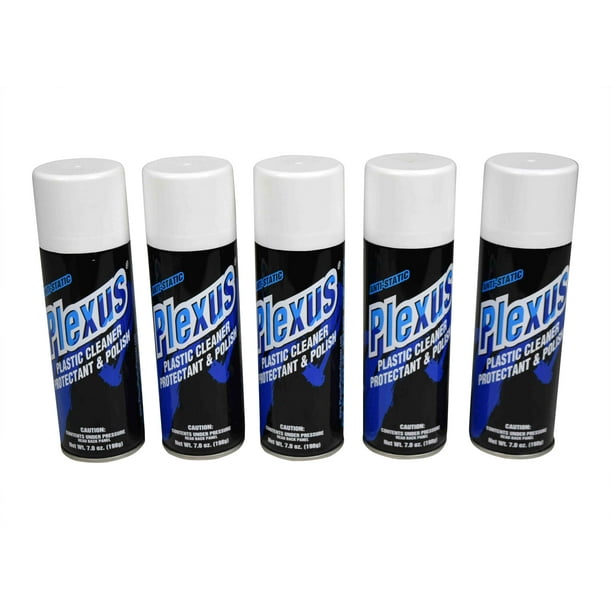 Plexus Plastic Cleaner Protectant & Polish 7oz Can 5 Pack MADE In the ...