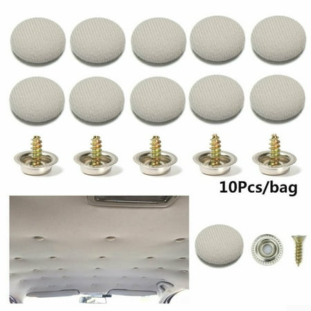 10pcs/set Car Top Buckle Canopy Repair Set Fixing Screw Cap Rivet ...