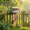 1 Piece Outdoor Bird Nesting Boxes, Bird Nesting Boxes for Outside with ...