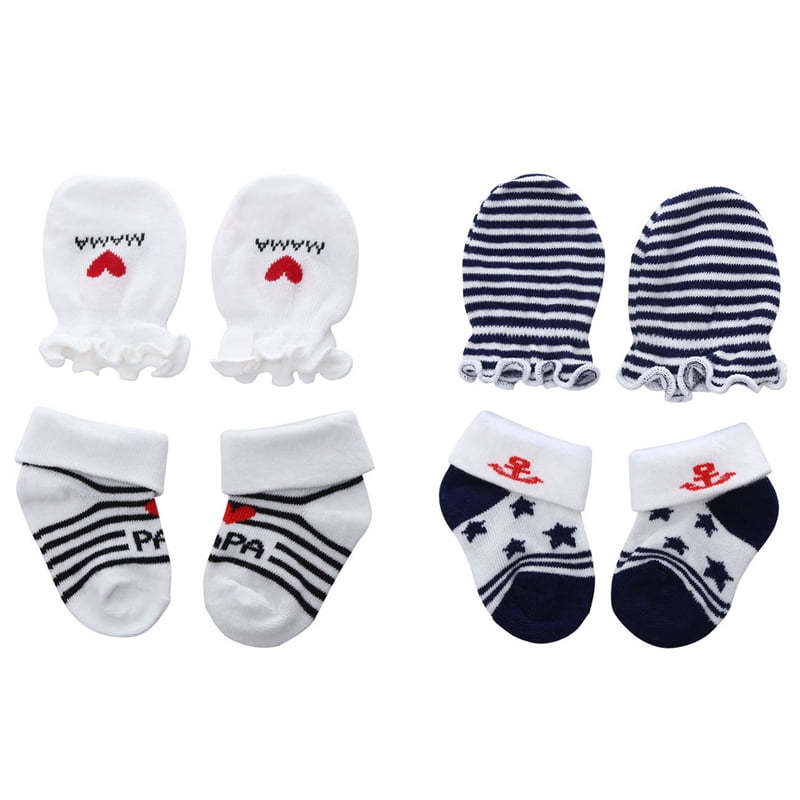 Click here for Nobrand 2 Pair Cotton Baby Mittens Heart No Scratc... prices