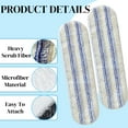 Morulong Replacement Mop Pads for O-Cedar H2prO Flat Mop, 4-Pack ...