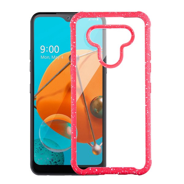 LG K51 Phone Case Hybrid Cover with [TPU Cushion] Enhanced Hand-Grip ...