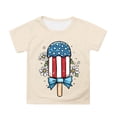 America 250 Shirt Girls Short Sleeve Crewneck 4th of July Print T ...