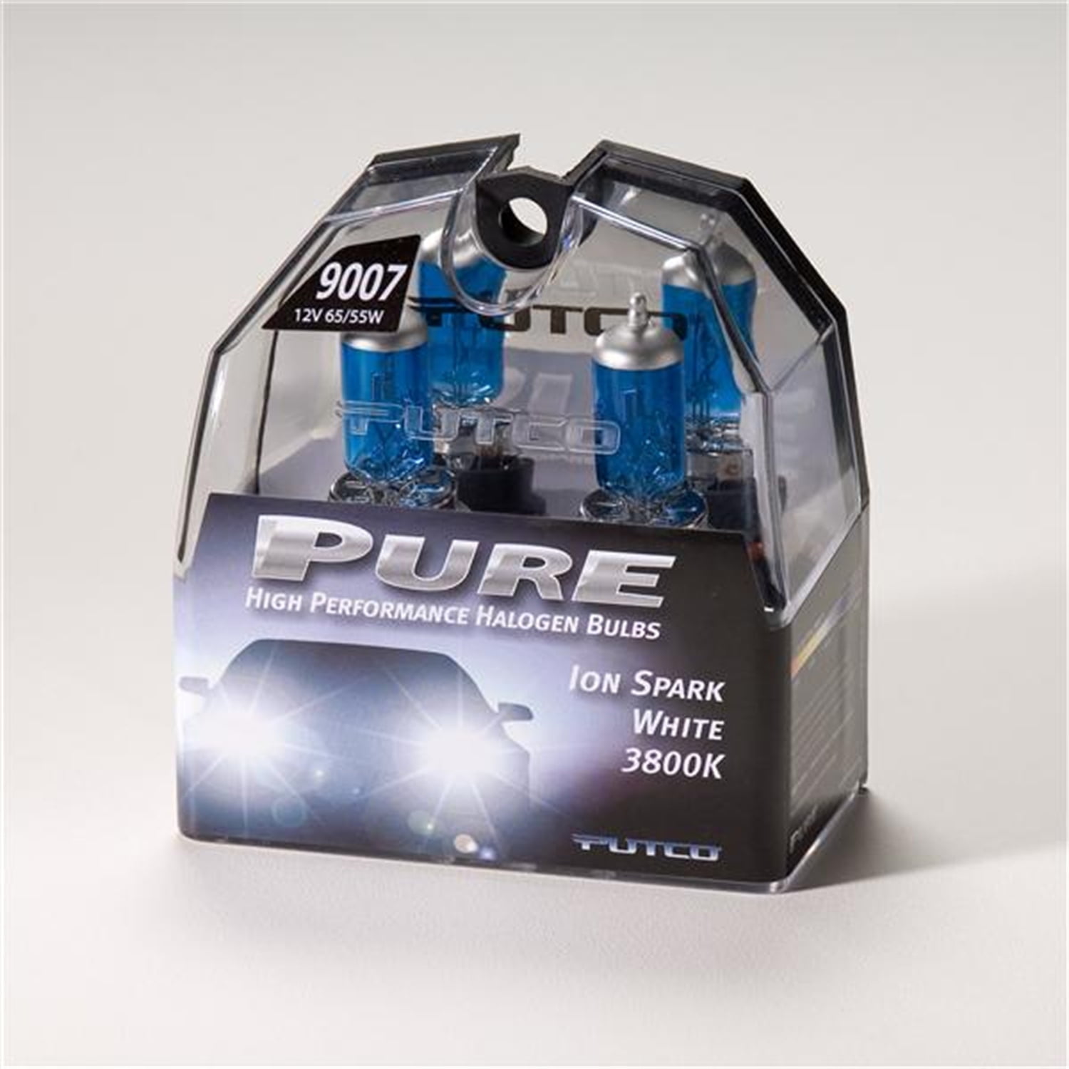 Halogen BuLBs, 9007, Ion Spark White