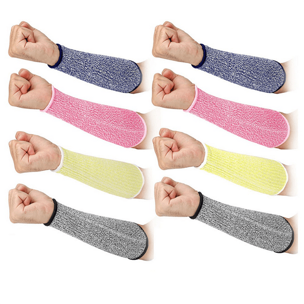 4 Pairs Arm Protectors for Thin Skin and Bruising Cut Resistant Forearm ...