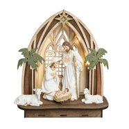 Light-Up 3-Piece Nativity Set - Walmart.com