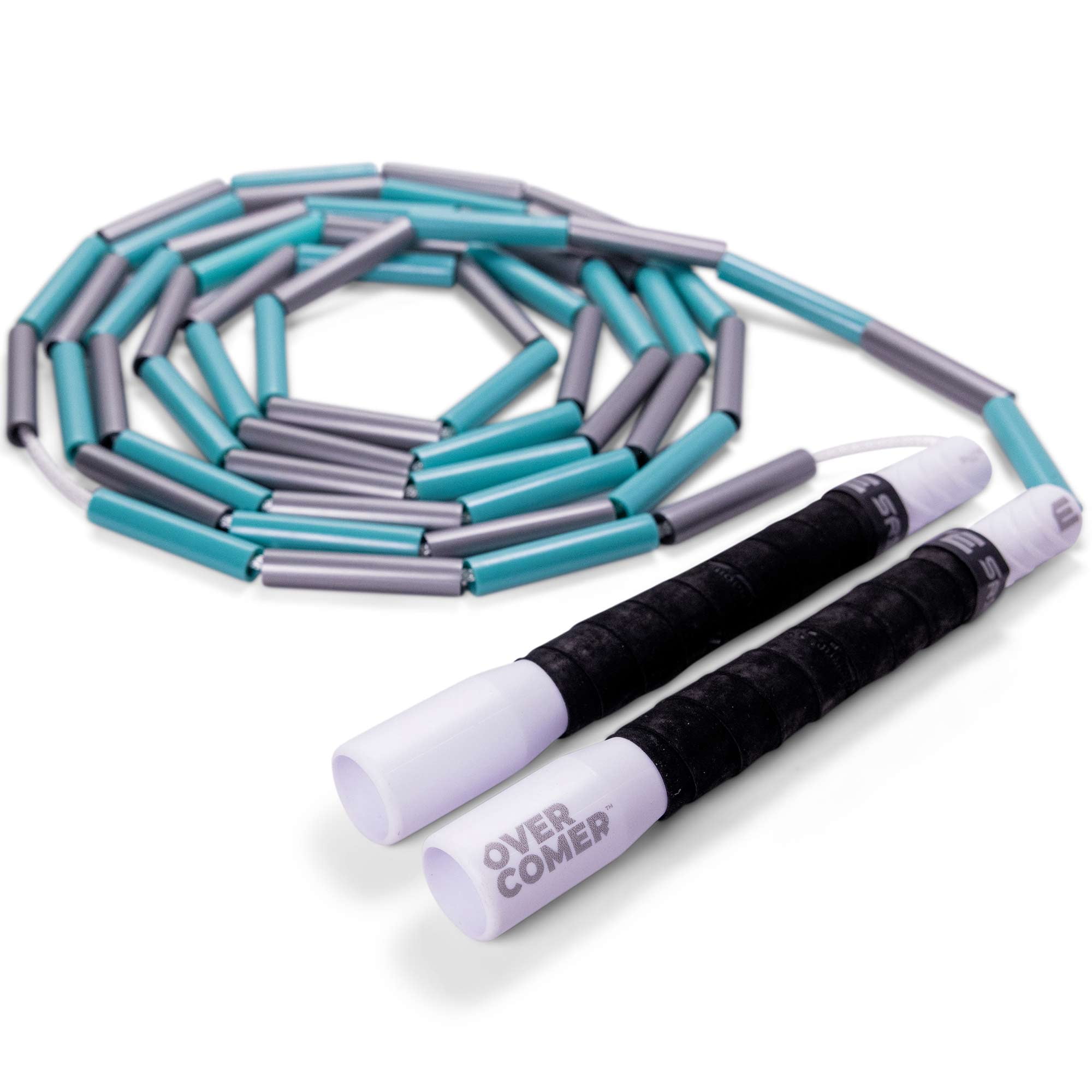 EliteSRS, Overcomer - Adjustable Beaded Jump Rope for Fitness - Teal ...