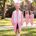 Kindergarten Graduation Gown Cap Set Printed Stole 2026 Congrats Grad ...