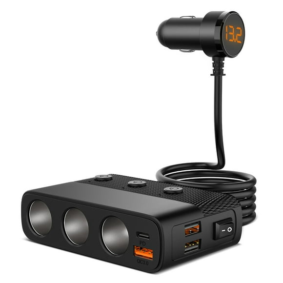 Trickle Charger With Cigarette Lighter Adapter